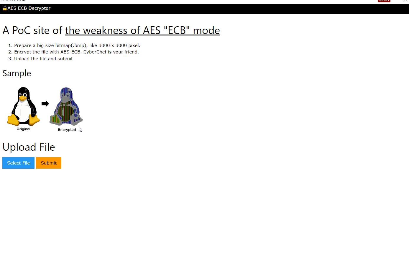 GitHub - Sh1n0g1/aesecbdecryptor